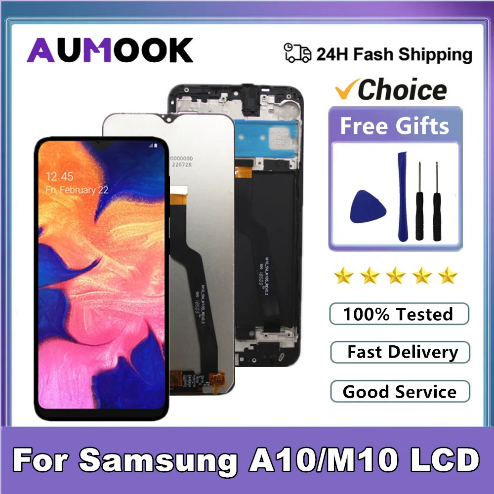 6.2" A10 LCD For Samsung Galaxy A10 A105 LCD Display Touch Screen ...