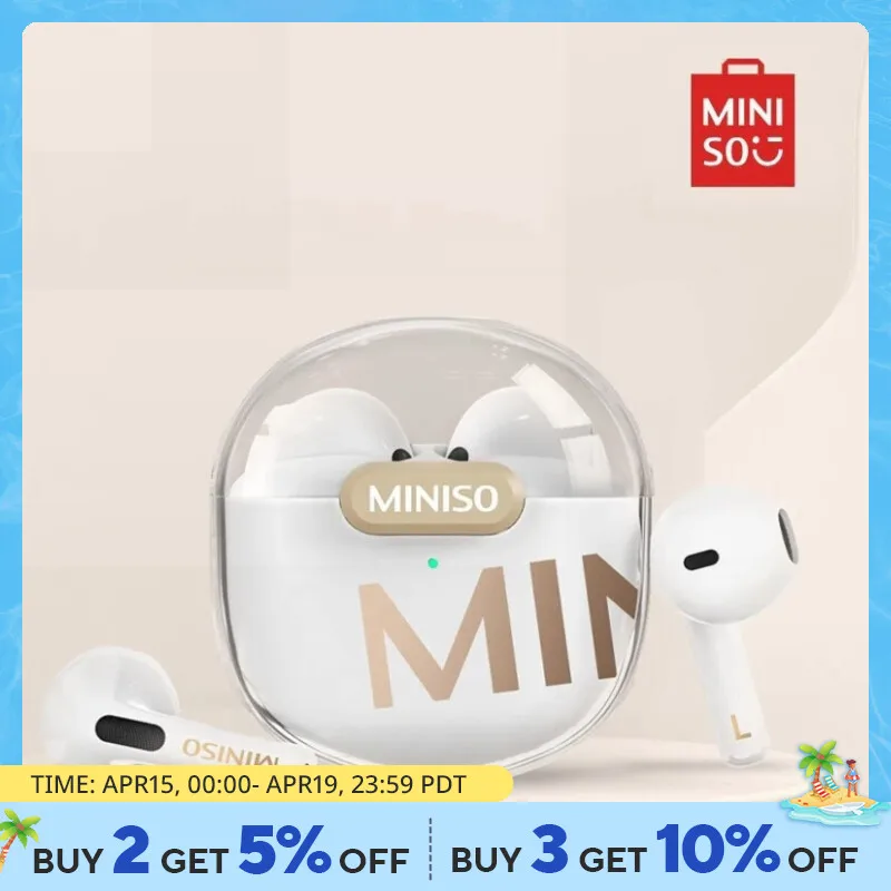 MINISO-M01-Bluetooth-5-3-Earphones-TWS-Wireless-Gaming-Headset-Sound ...