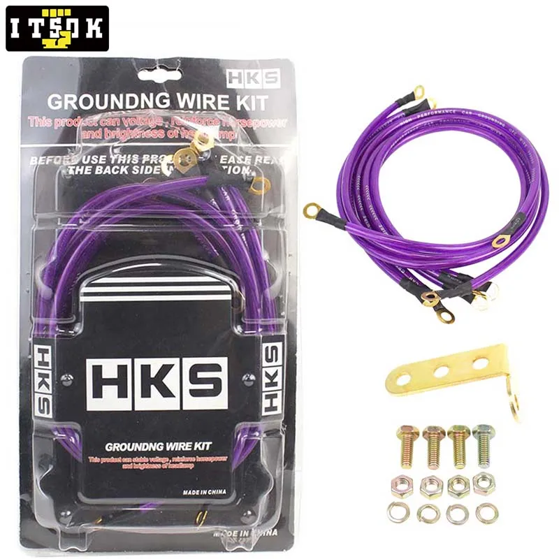Auto Grounding Kit Thooth Universal 5-Point Car Grounding Wire ...