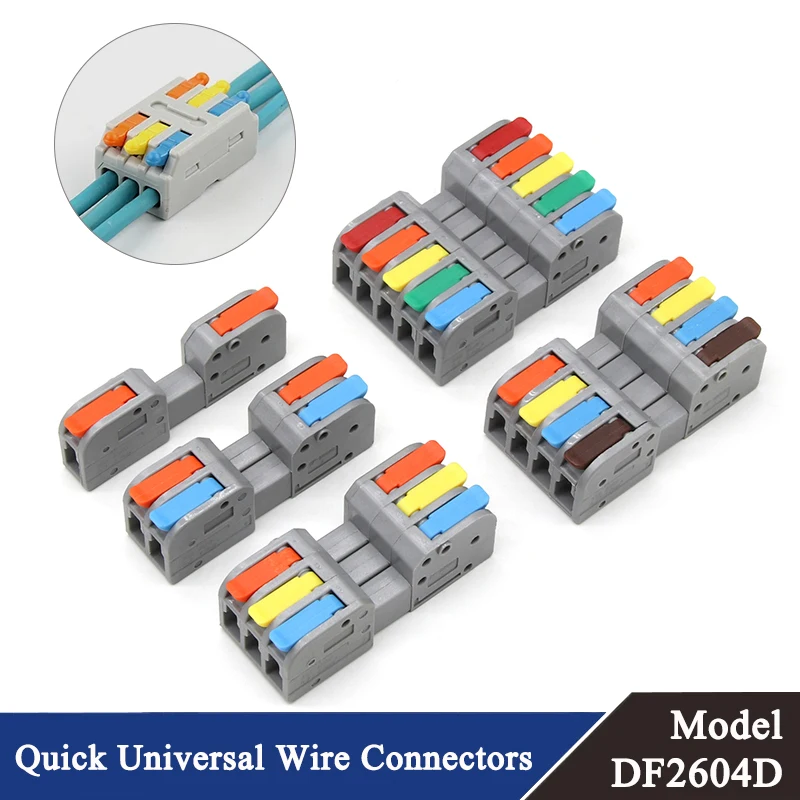1-100Pcs-Docking-Mini-Quick-Wire-Connector-Universal-Compact-Electrical ...