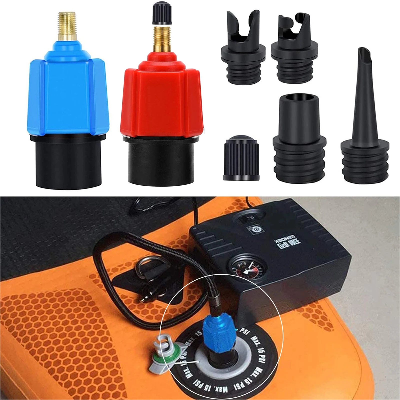 Sup-Air-Pump-Adapter-Inflatable-Paddle-Rubber-Boat-Kayak-Air-Valve ...