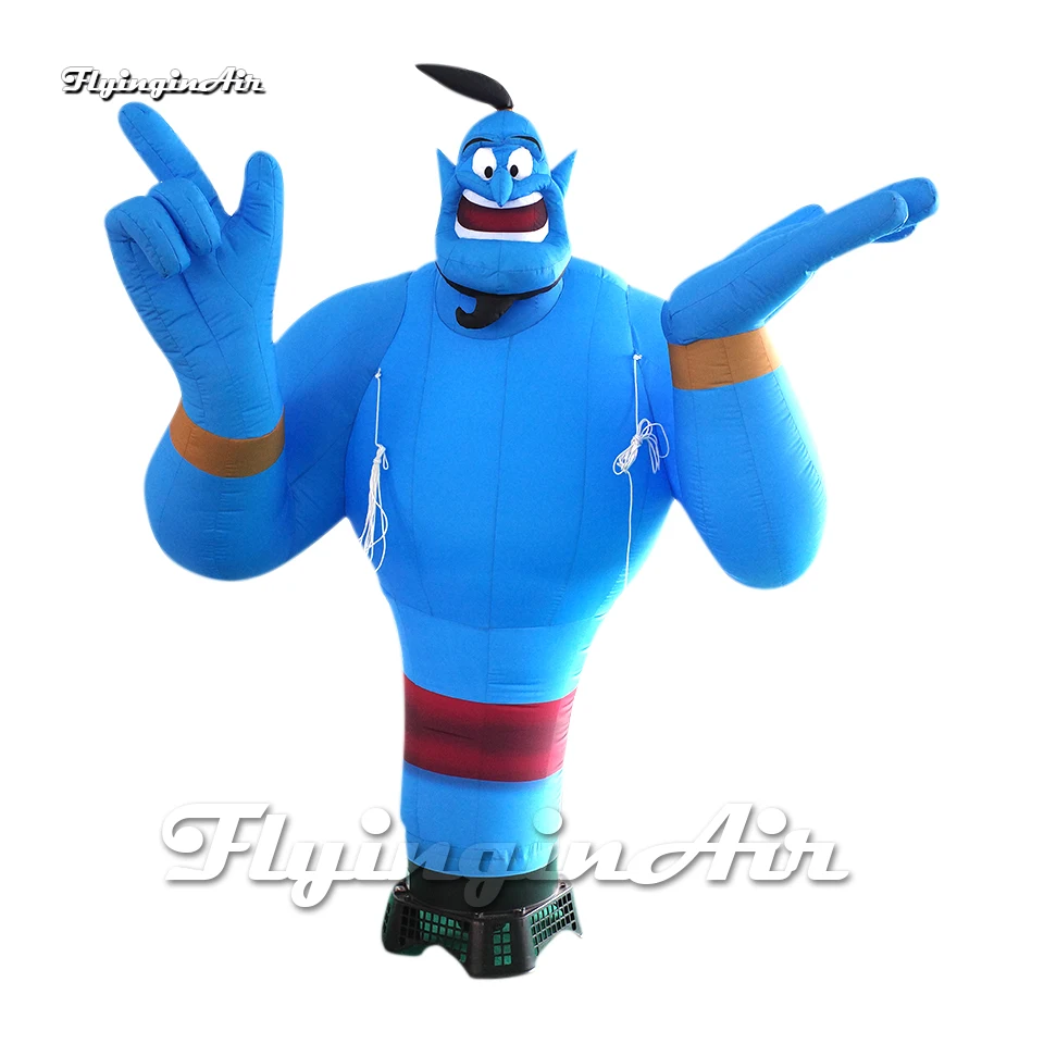 Friendly Inflatable Aladdin's Lamp Genie Cartoon Character Model Air ...