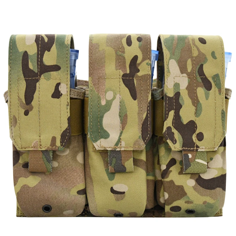 Tactical-Molle-Mag-Pouch-Secure-Triple-Lightweight-Pouch-1000D-Nylon ...