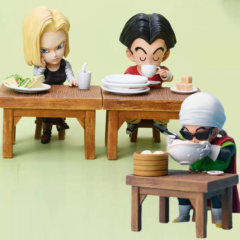 Anime-Android18-Dragon-Ball-Z-Figure-Kuririn-Action-Figure-Dining-Scene ...
