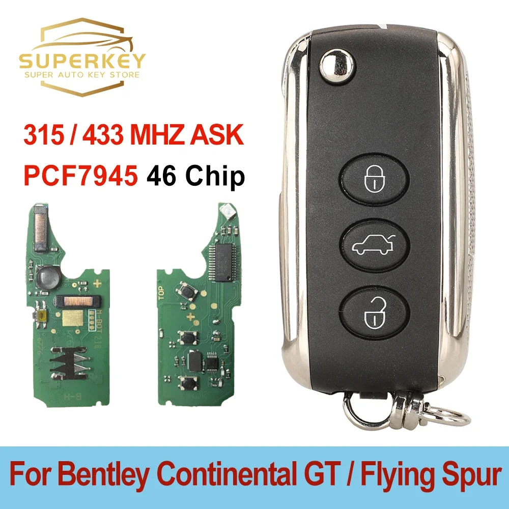 SUPERKEY-315MHz-433MHz-46-Chip-Keyless-Flip-Smart-Key-For-Bentley ...