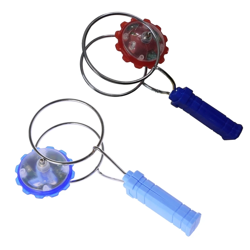 New Magnetic Gyro Wheel Magic Spinning Led Colorful Light Gyro Yoyo ...