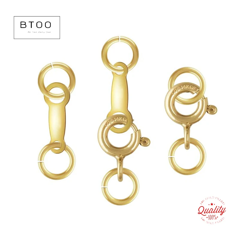 14K-Gold-Filled-Spring-Ring-Clasps-Jump-Rings-Tags-Combination-Matching ...