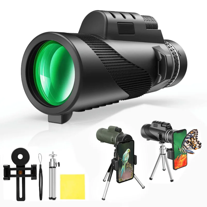 80X100-HD-Monocular-Telescope-8000M-Long-Range-Bak4-Prism-Telescope ...