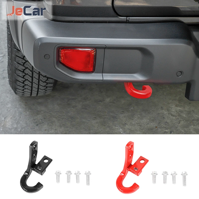 JeCar-Iron-Trailer-Tow-Hook-Car-Rear-Bumper-Off-road-Outdoor-Traction ...