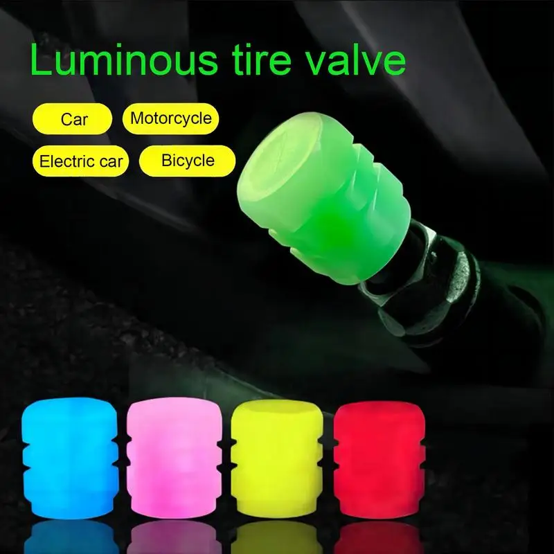 LED-Tire-Valve-Caps-Glowing-Tire-Air-Caps-Cover-Luminous-Valve-Caps ...