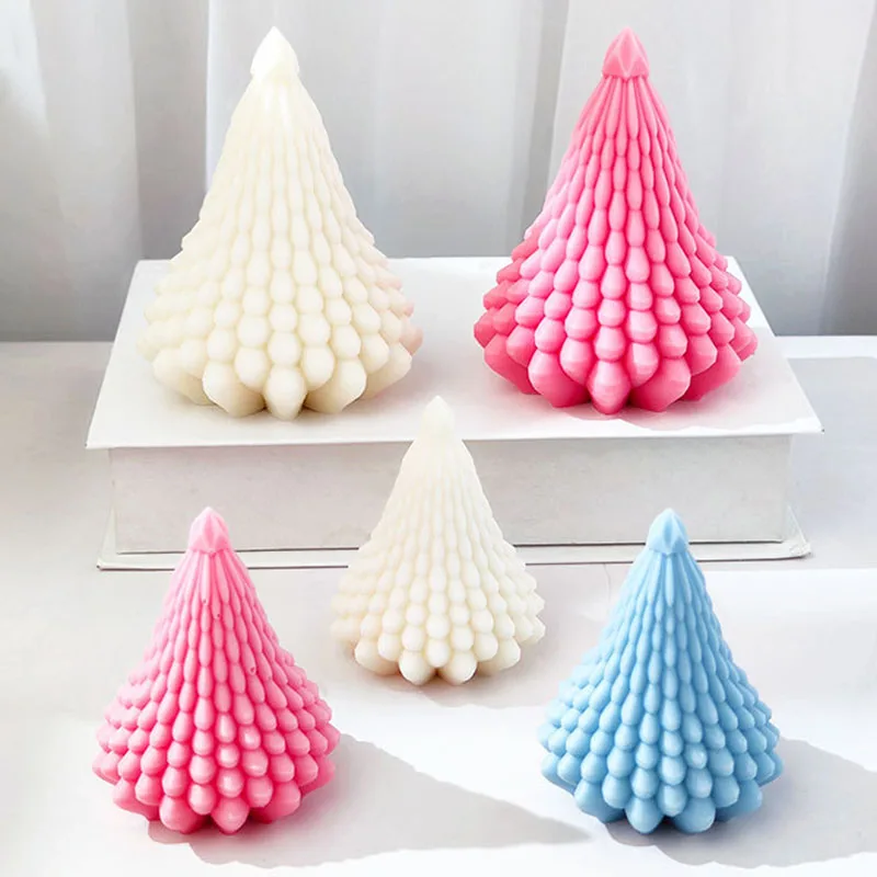 3D-Wheat-Spike-Cone-Shape-Christmas-Tree-Siliocne-Mold-DIY-Art-Candle ...