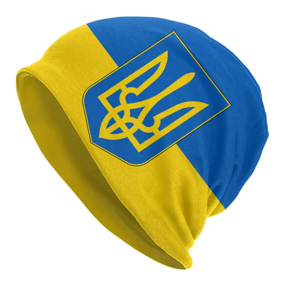 Custom-Flag-Of-Ukraine-Skullies-Beanies-Caps-Hip-Hop-Winter-Warm-Men ...