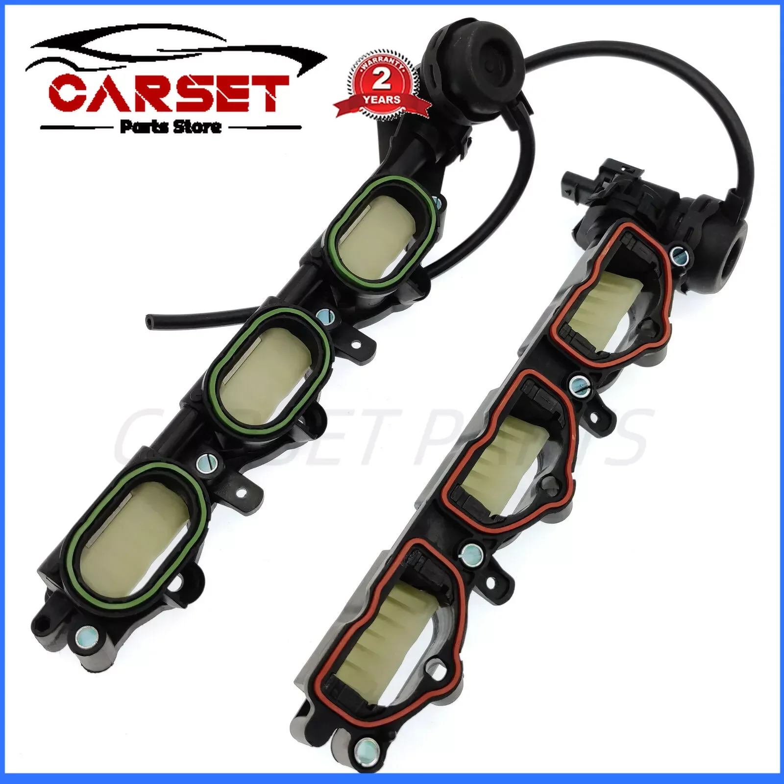 Pair-Left-Rear-Intake-Manifolds-For-Audi-A6-Quattro-A7-Quattro-Q7-A8 ...