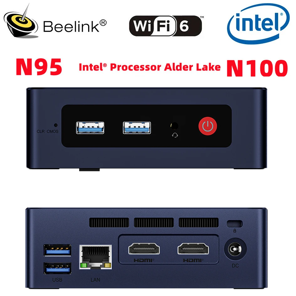 Beelink Mini Pc S12 12 Pro 12th Intel Alder Lake N95 N100 3 4 Ghz