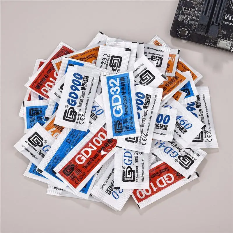 50pcs-Bagged-GD-Thermal-Paste-Conductive-Grease-Paste-Silicone-Plaster ...