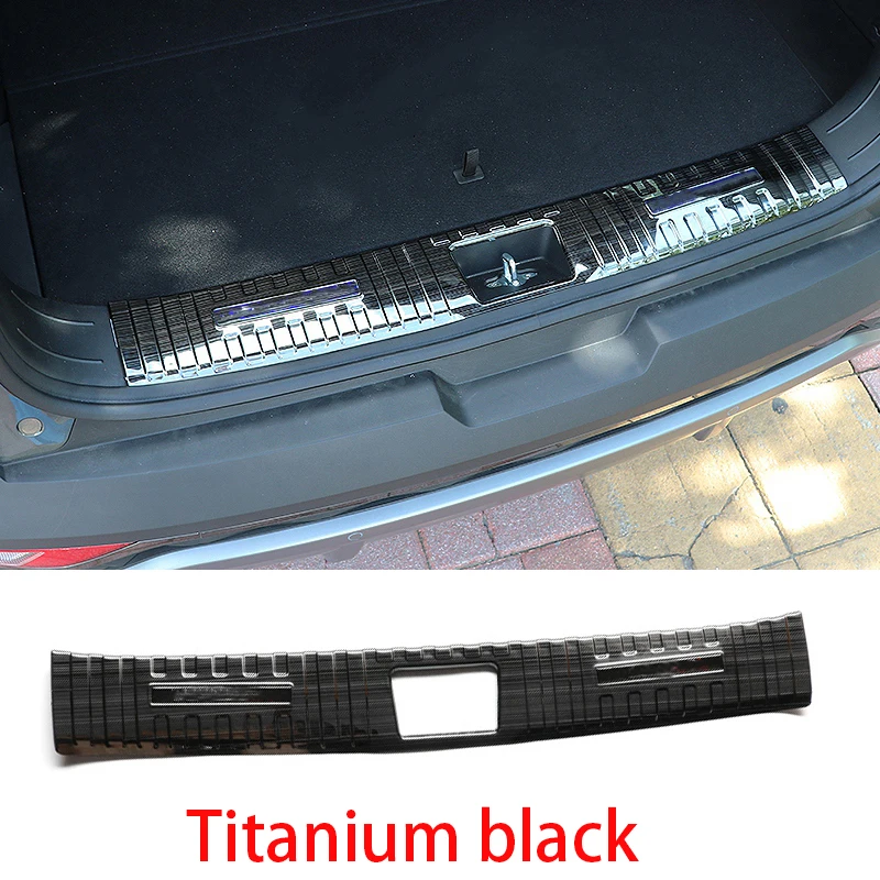 Car-Accessories-For-Hyundai-Tucson-2022-2023-Stainless-steel-Black-Rear ...