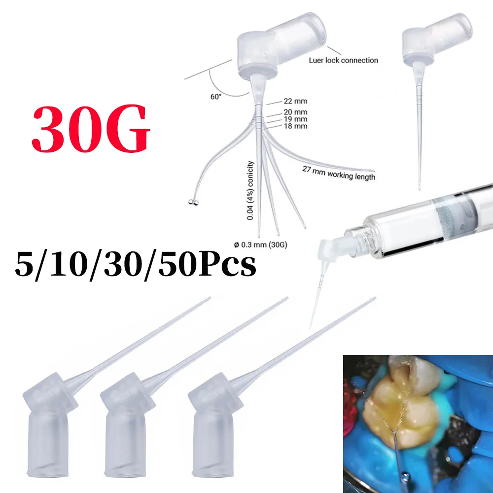 Dental Endo Irrigation Tip 30G PD IrriFlex Style Flexible Irrigator ...