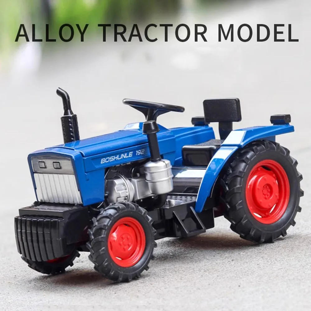 1:32 Miniature Model Toy Farm Tractors Metal Diecast Sound Light Pull ...