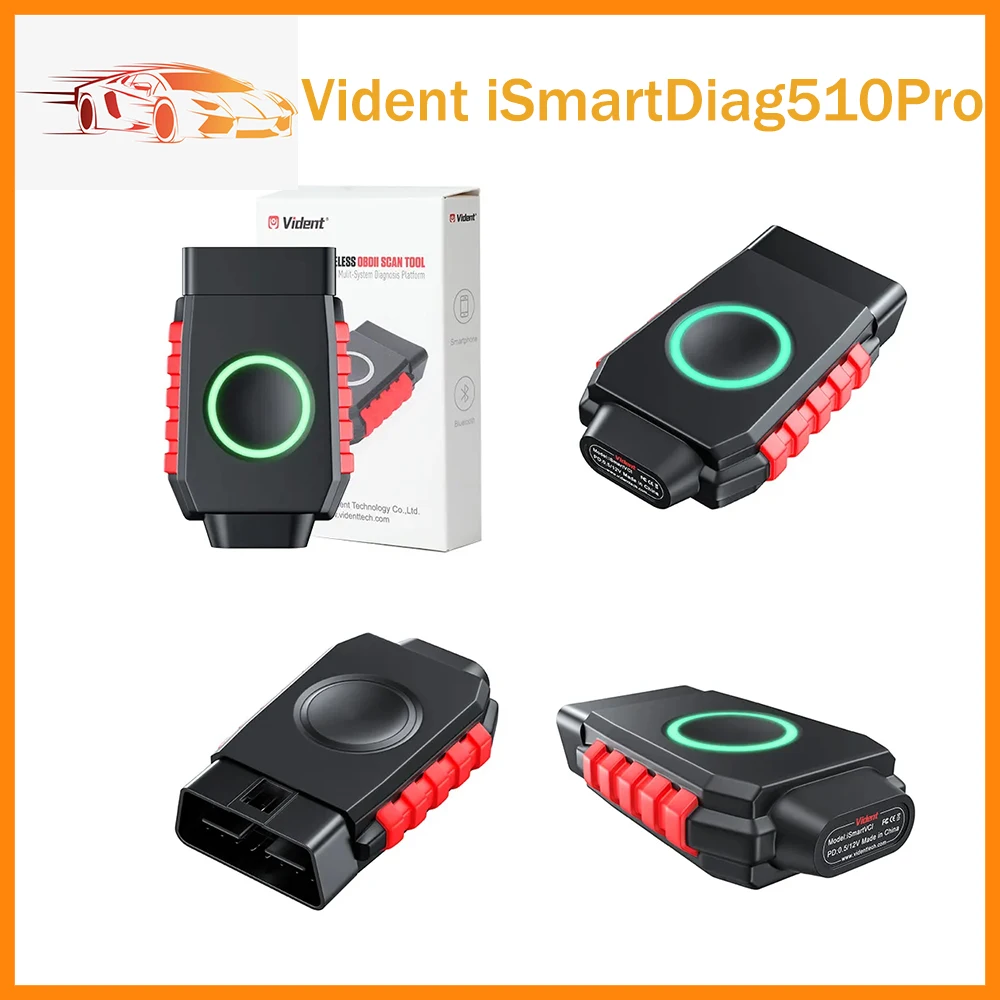 2023-Vident-iSmartDiag510Pro-Car-Diagnostic-Tool-Bi-Directional-Control ...