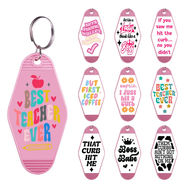1PCS-Wholesale-Coffee-Curb-Club-Teacher-UV-DTF-Key-Chain-Decals-UV-DTF ...