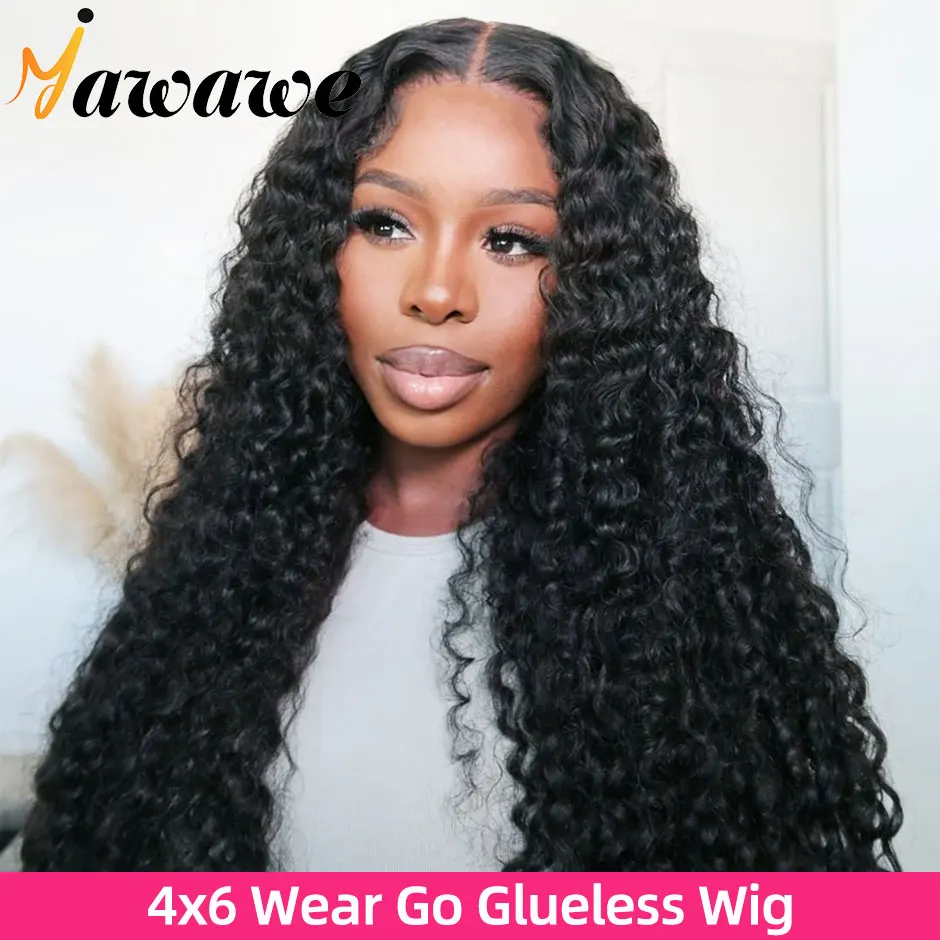 Yawawe-hair-water-wave-6X4-glueless-wig-human-hair-ready-to-wear-wigs ...
