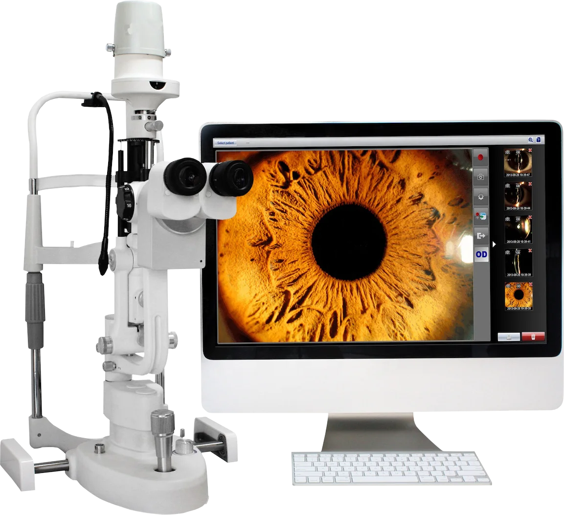 Hot Sale 5 step digital slit lamp biomicroscope with affordable price and high quality for ...