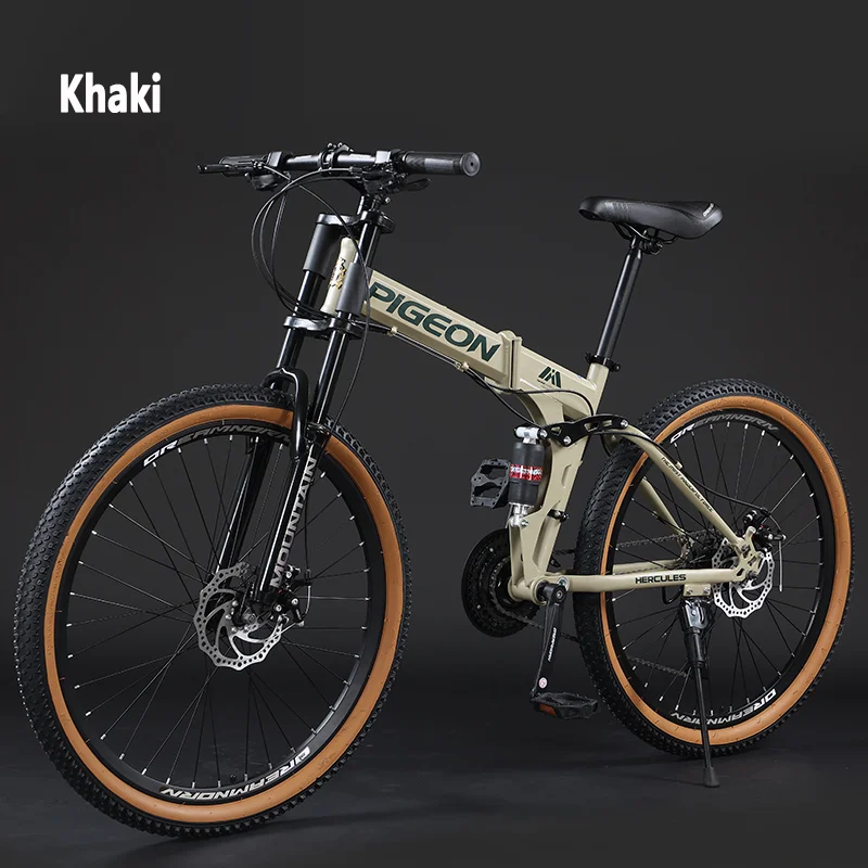 Folding-Mountain-Bicycle-with-Double-Shoulder-Shock-Absorption-Frame ...