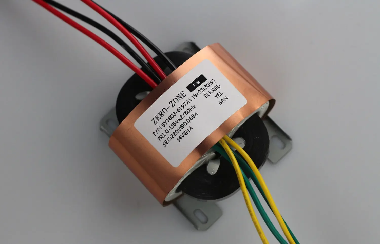 30va Hifi Copper R Core Transformer Output 0 220v 0 14v For Tube Preamp