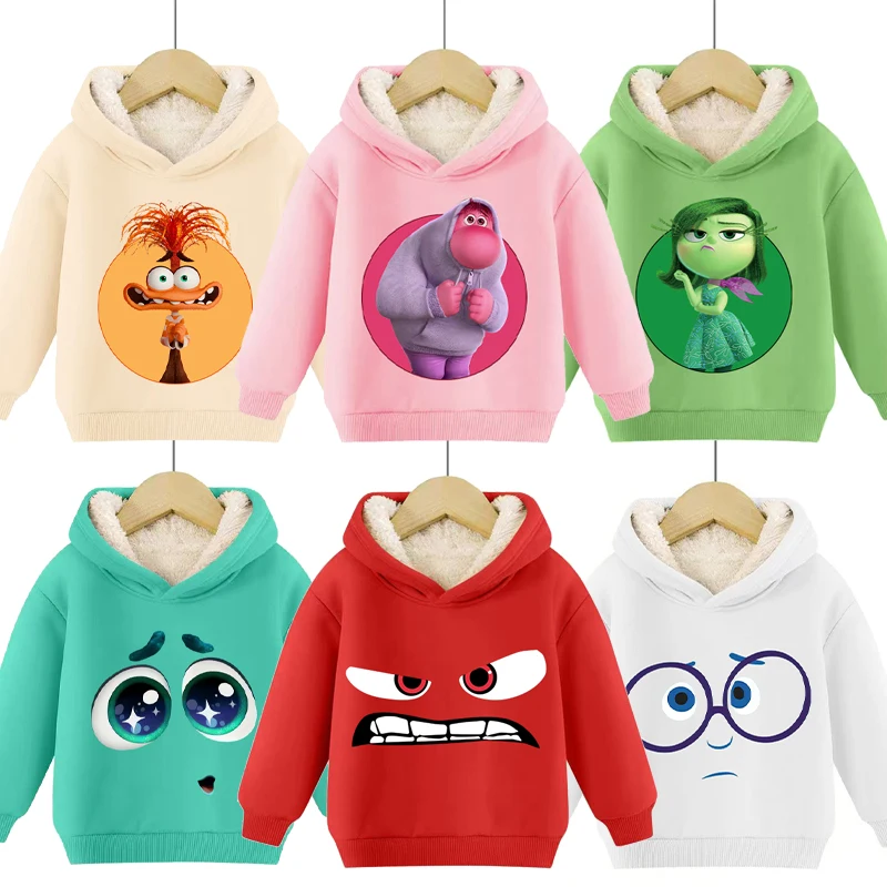 Inside-Out-2-Hoodies-Kids-Disney-Anime-Anxiety-Anger-Sweatshirt-Girls ...