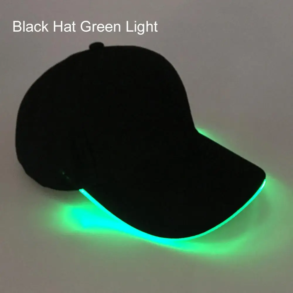 Led-Light-Hip-Hop-Luminous-Hat-Sports-Hat-Unisex-Flashing-Baseball-Cap ...
