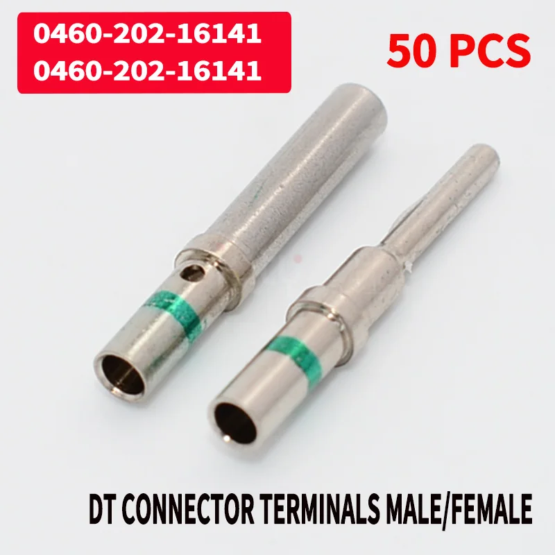 50Pcs DT 1.5mm Series Pin Contact 0462-201-16141 0460-202-16141 ...