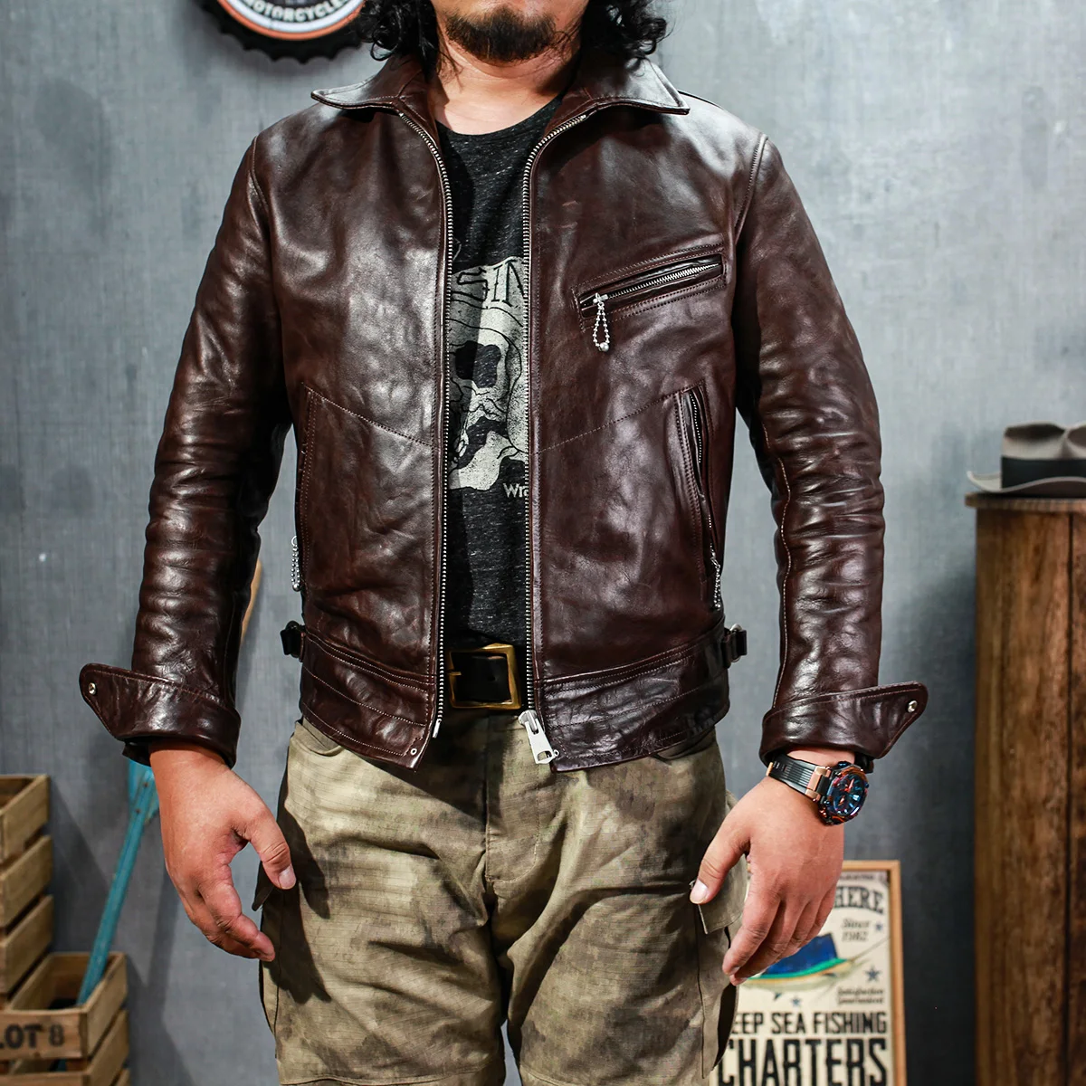 SDH3666-Asian-Size-Super-Top-Quality-Heavy-Genuine-Japan-Teacore-Horse ...