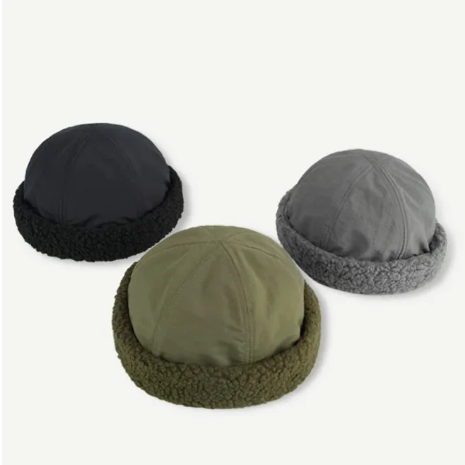 Autumn and Winter Waterproof Hat for Men and Women, Outdoor Thick Wool ...