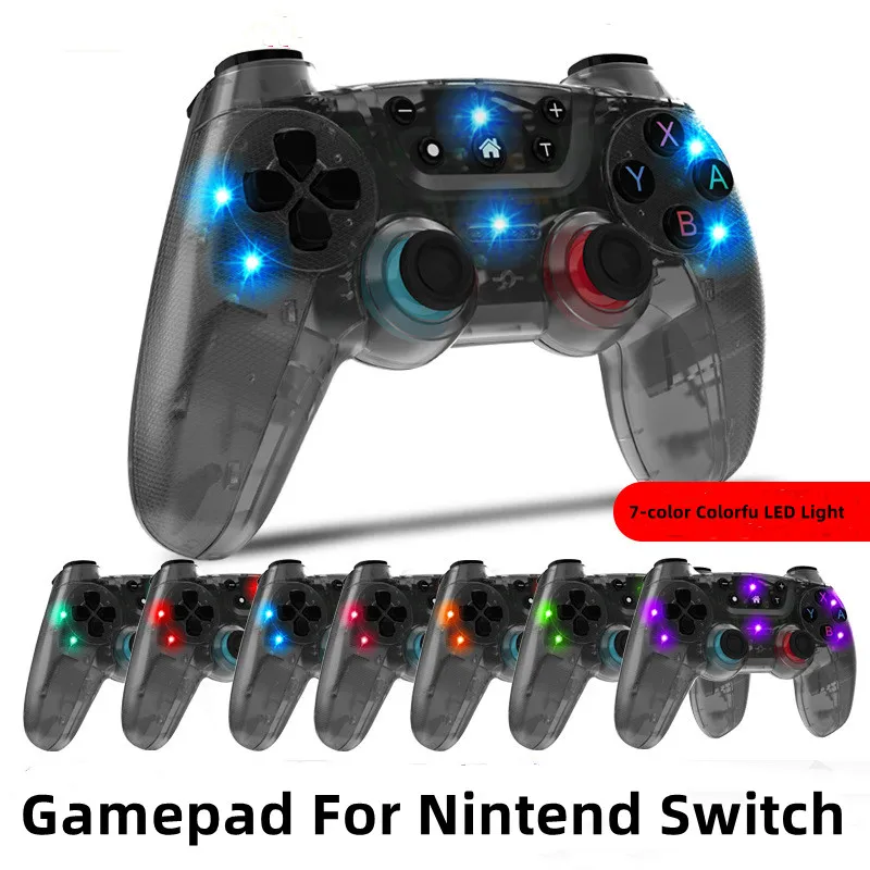 Mando inalámbrico con Bluetooth para Nintendo Switch Pro, Joystick para consola PS3, PC, iPhone ...