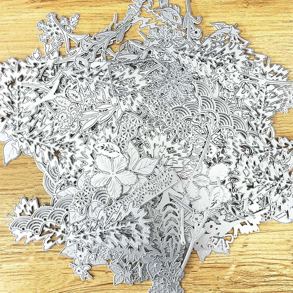 Metal Cutting Die Lace Plant Flowers Dies Random Delivery for DIY ...
