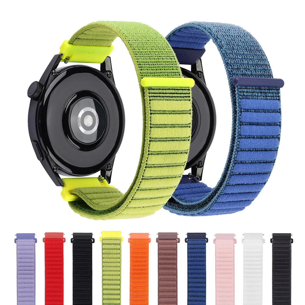 22mm Nylon Loop Band For Xiaomi Watch Color 2 Strap For Xiaomi Mi Watch ...
