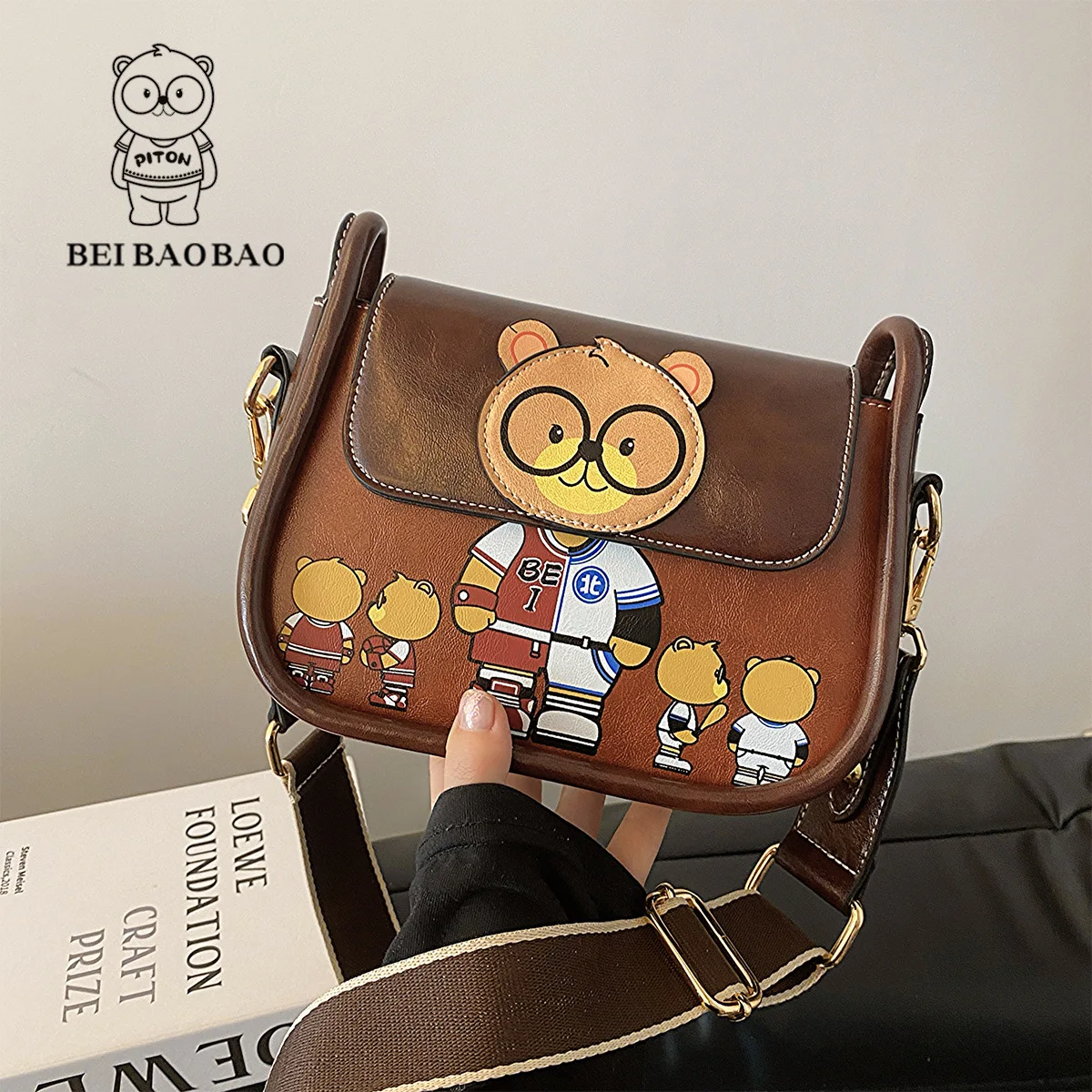 Beibaobao-2024-New-Single-Shoulder-Small-Bag-Women-s-Crossbody-Saddle ...