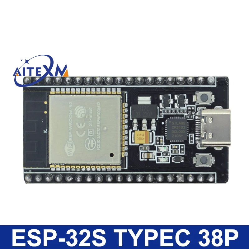 Circuits intégrés,ESP-32S TYPEC--Carte De Développement Esp32 Esp-32s ...