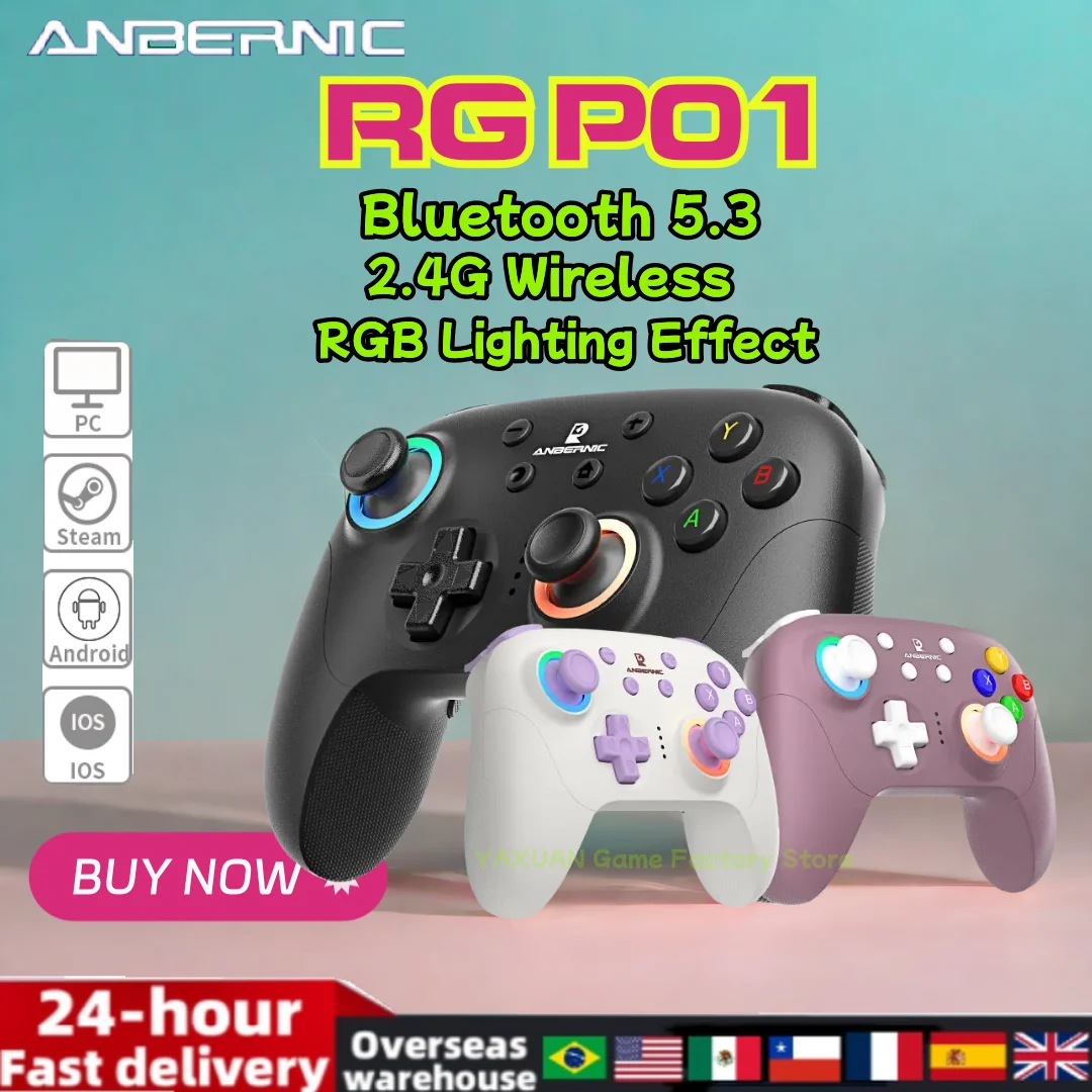 ANBERNIC-RG-P01-New-RGP01-Gamepad-Wired-Wireless-Bluetooth-5-3-Wired-2 ...