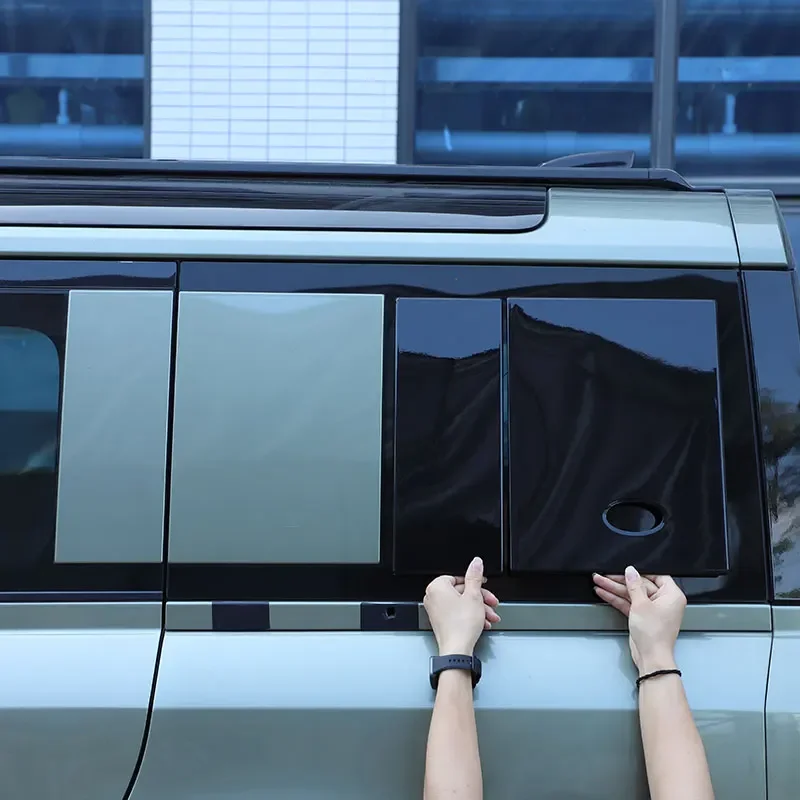 For-Land-Rover-Defender-110-130-2020-2024-ABS-Carbon-Fiber-Car-Rear ...