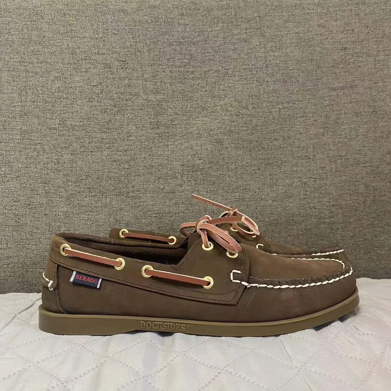 Sebago-Docksides-zapatos-de-cuero-de-primera-calidad-para-hombre ...