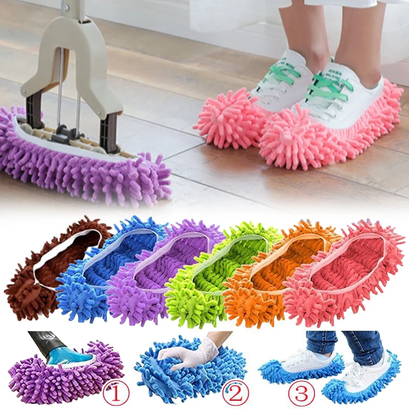 1PC-Microfiber-Mop-Slippers-Cleaning-Tools-Floor-Cleaning-Dedusting ...