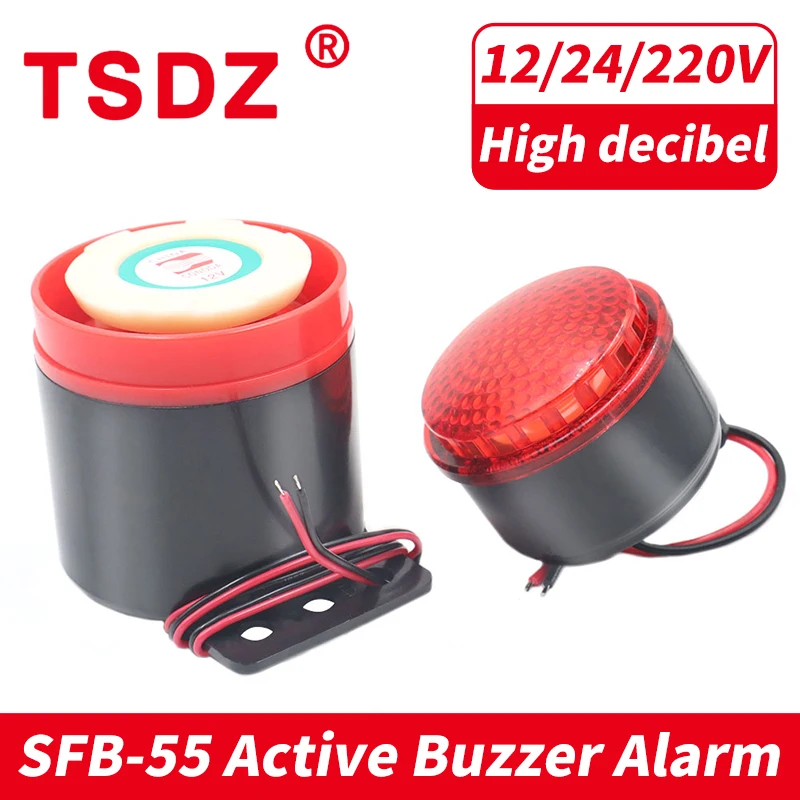 1pcs-High-decibel-Active-Buzzer-Alarm-SFB-55-DC12V-24V-220V-380V-Fire ...