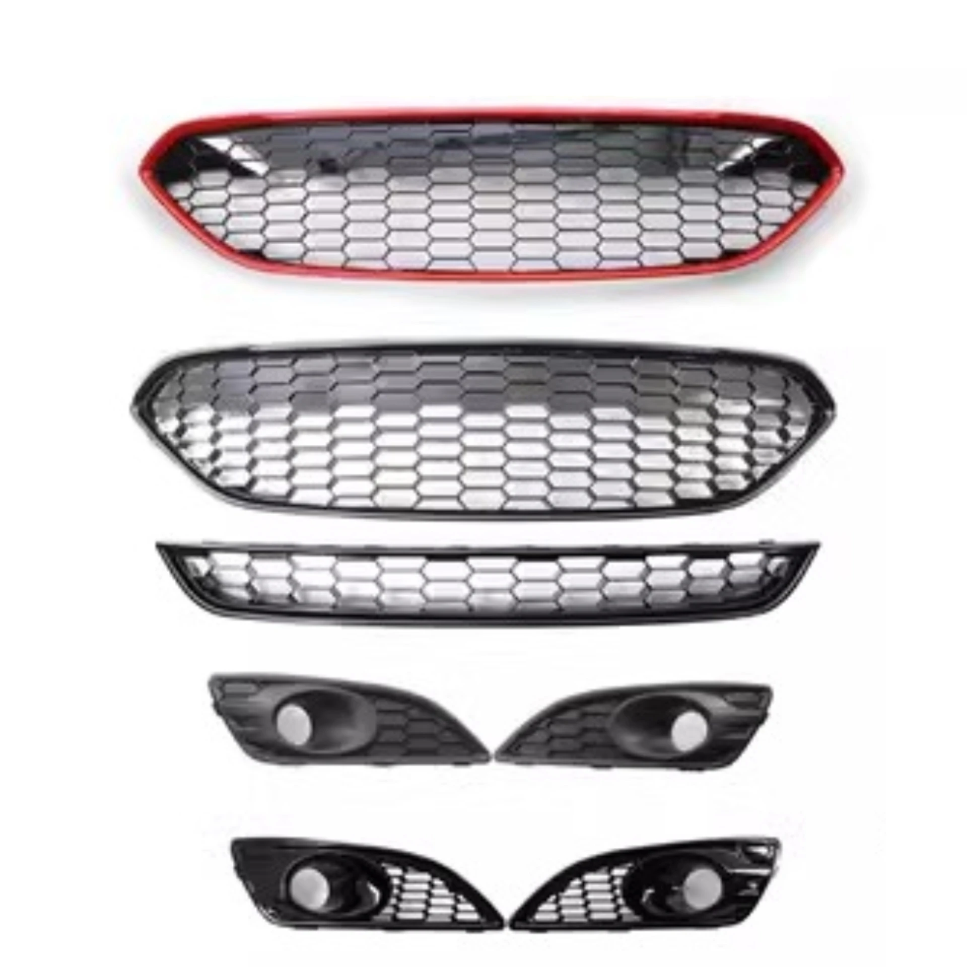 Body Kit Front Bumper Radiator Lower Grille for Ford Fiesta 13-16 ...