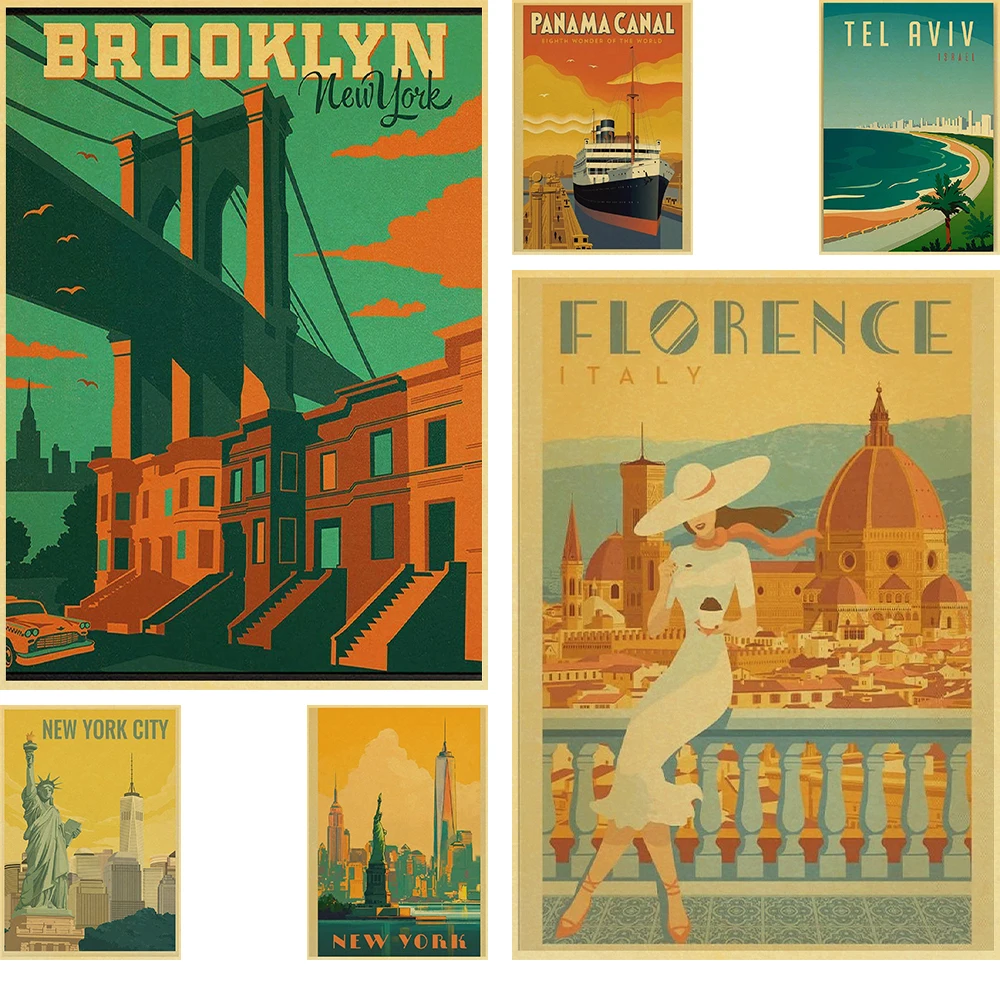 Art Deco City Posters