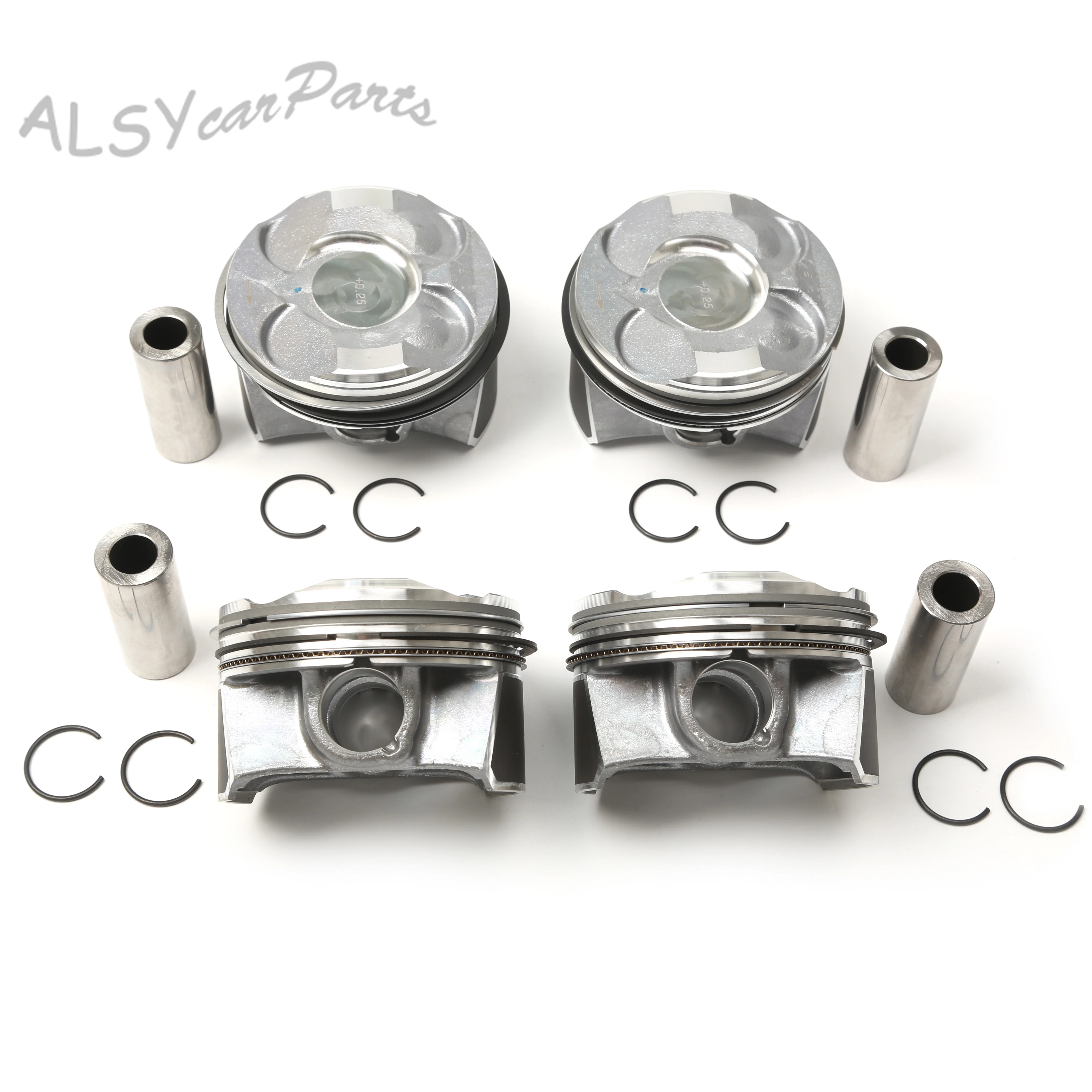 ピストンアセンブリ0.25特大エンジン,11257601181mm,bmw 316 i n13 b16 citroen c3 Pasoa ...