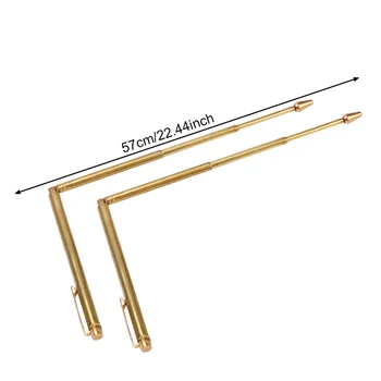 99.9% Pure Copper Dowsing Sticks Metal Detector Rod Copper Probe For ...