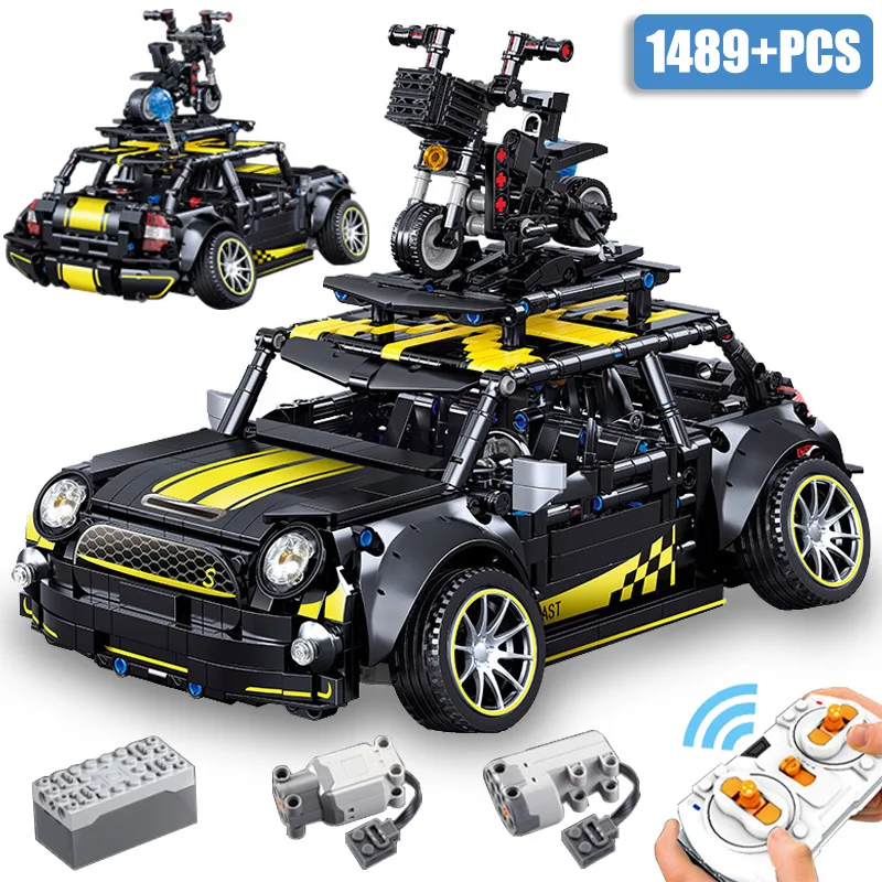 Technical-1489pcs-City-Mini-Cooper-Car-Model-Building-Blocks-RC ...