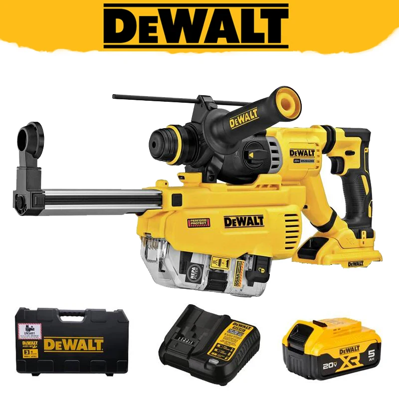 DEWALT-DCH263-DWH205DH-20V-Brushless-Cordless-Charging-Hammer-Dust ...