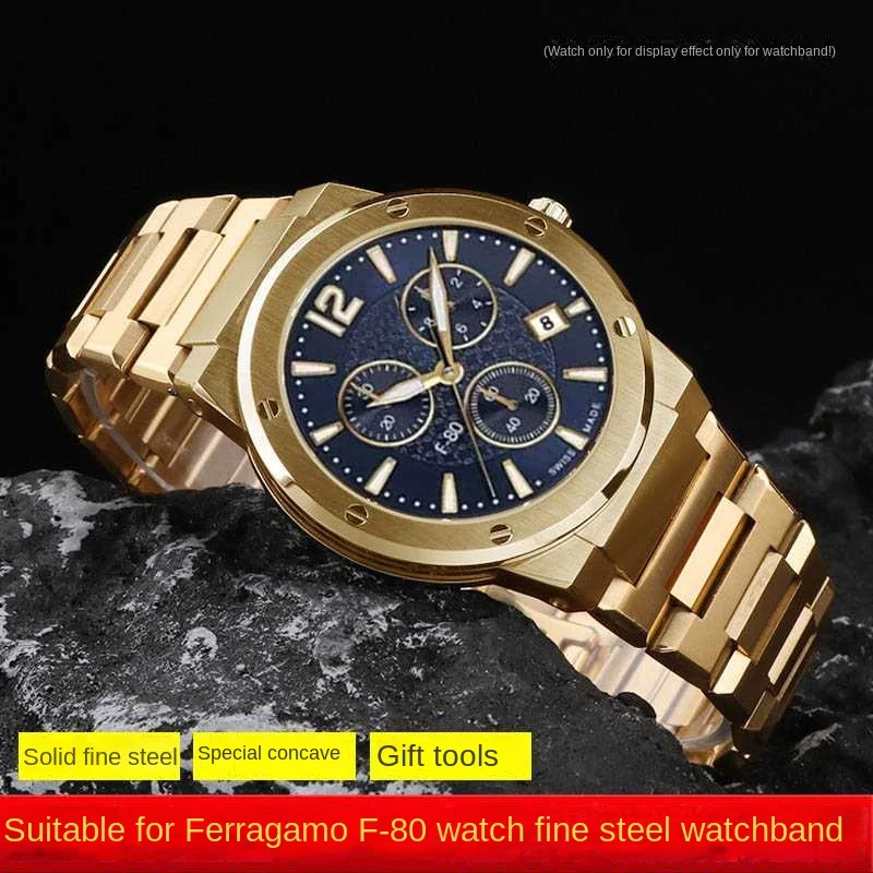 For-Ferragamo-Men-s-Notched-Watch-Strap-Sports-Series-Three-Eyes-F80-F ...